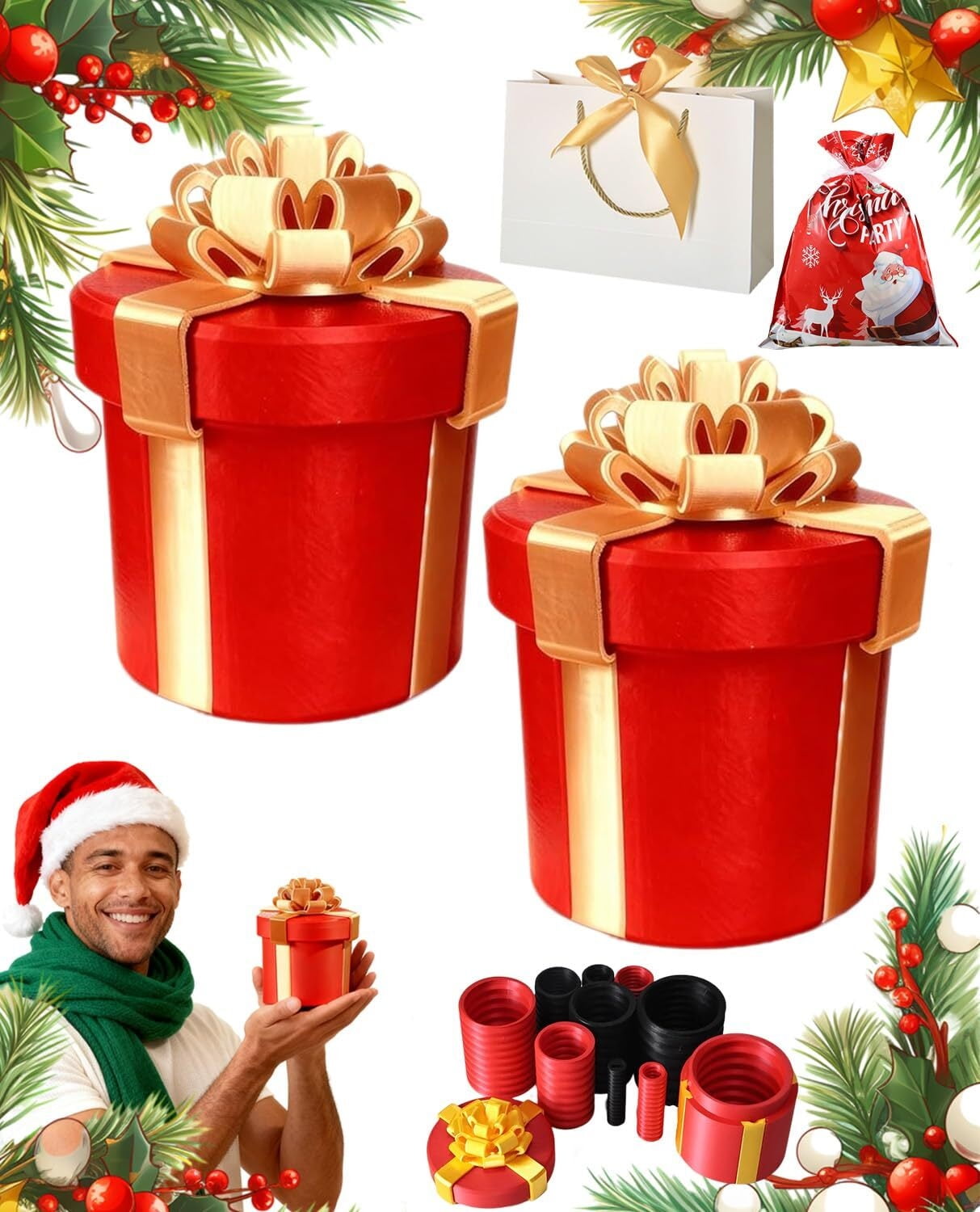 Annoying Nested Screw Gift Box, 2026 New 10-Layer Funny Prank Gift Box ...