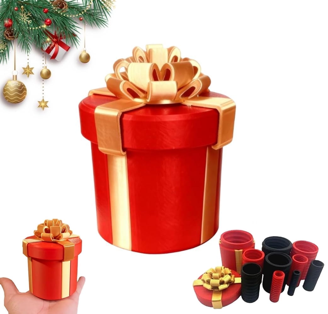 Annoying Nested Screw Gift Box,2026 Reusable Prank Gift Box,Hard to ...