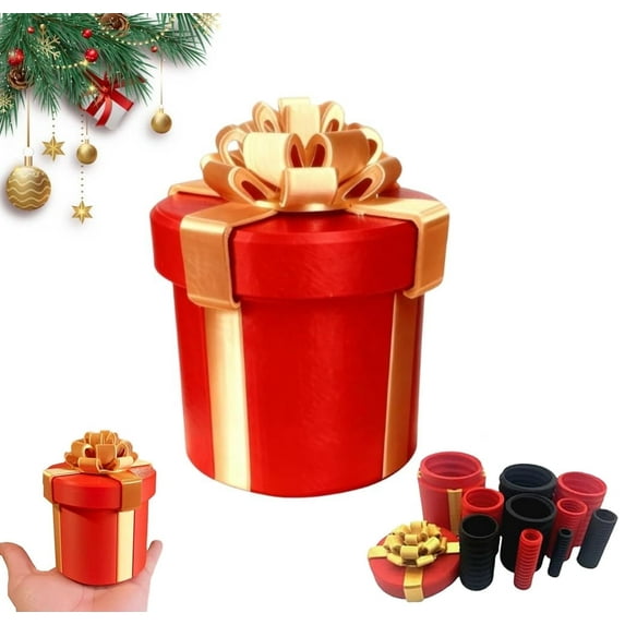 Annoying Nested Screw Gift Box,2026 Reusable Prank Gift Box,Hard to ...