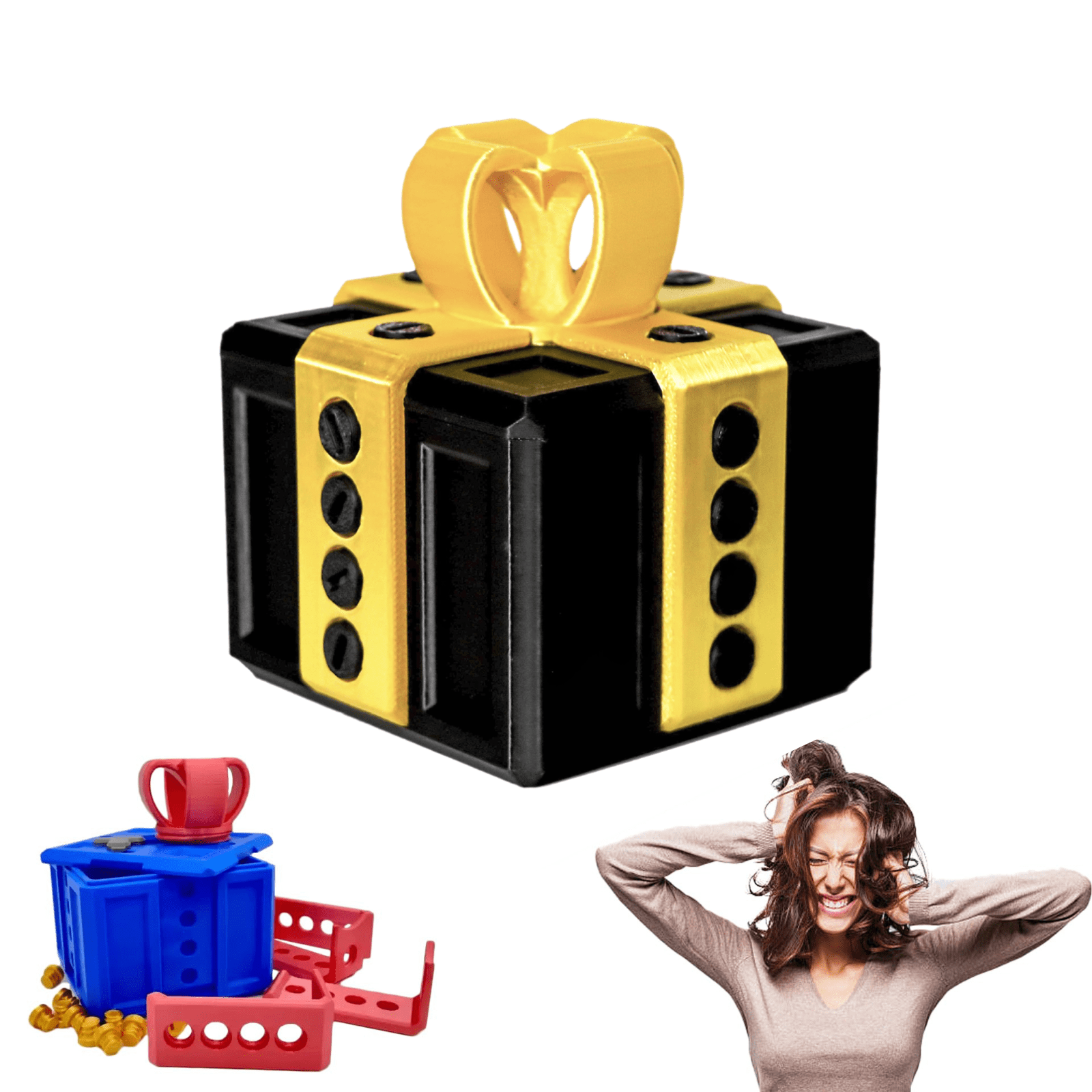 the Annoying Prank Box, Hilarious Screw Present with Surprise Finger ...