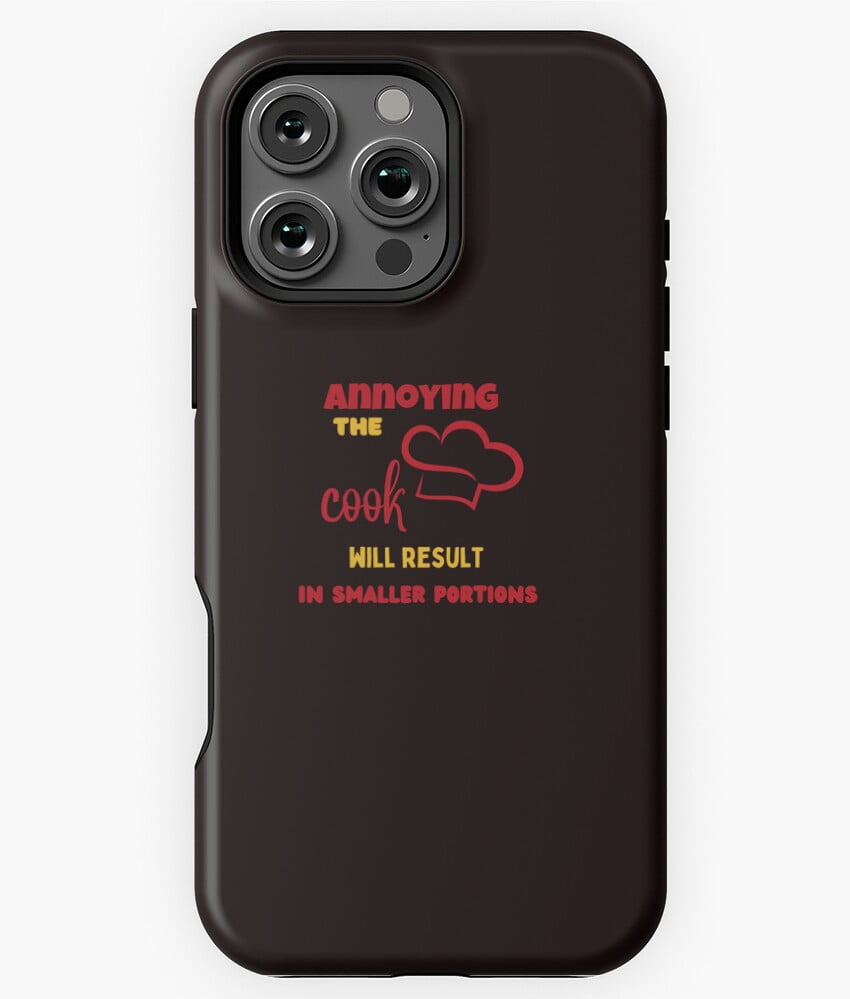 Annoying The Cook Smaller Portions Phone Case for iPhone 16 15 14 13 12 ...