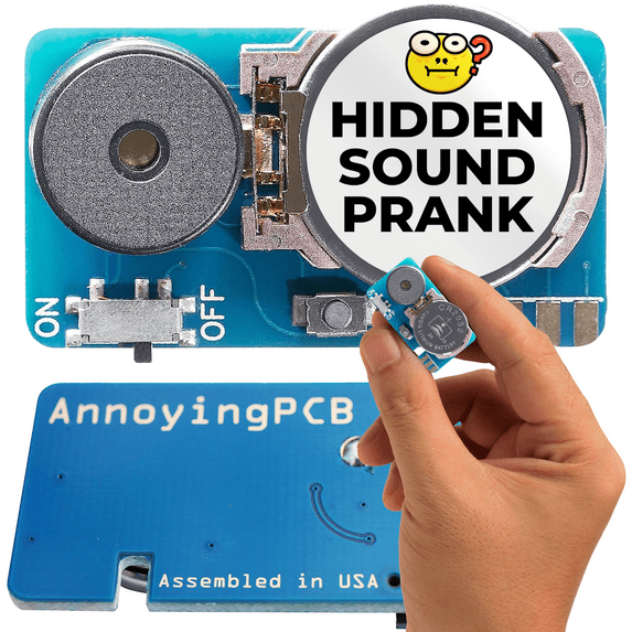 AnnoyingPCB Classic | Prank Gag Gift | 3-Year Battery | Assembled in ...