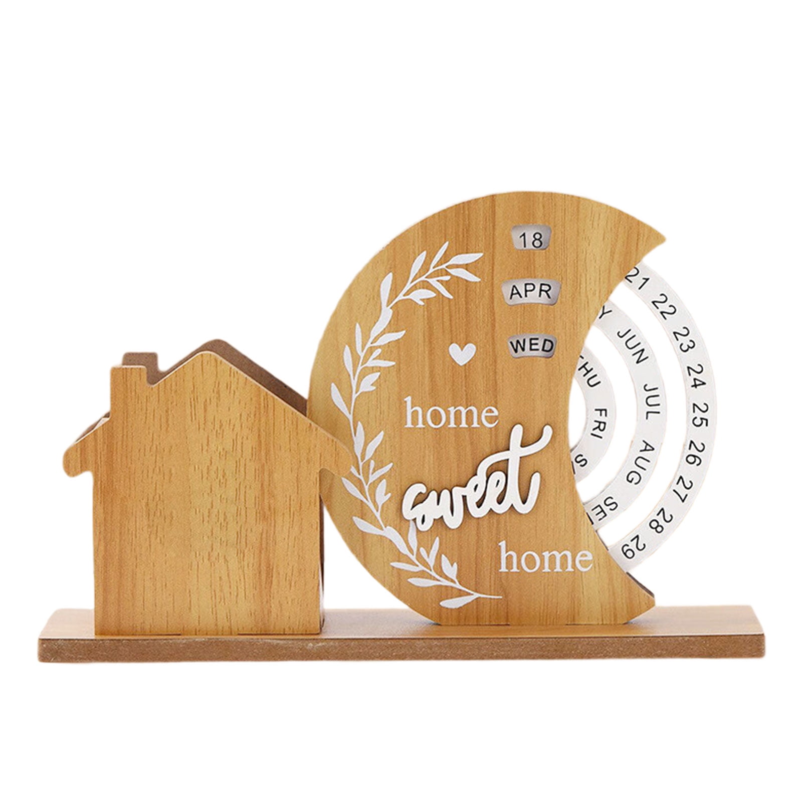 Annual Calendar Desktop Ornament Manual Rotating Mechanism Hand ...