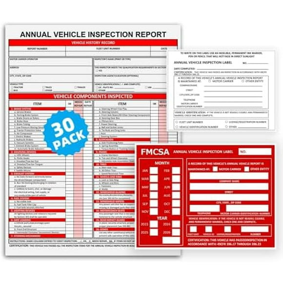 Dot Inspection Forms
