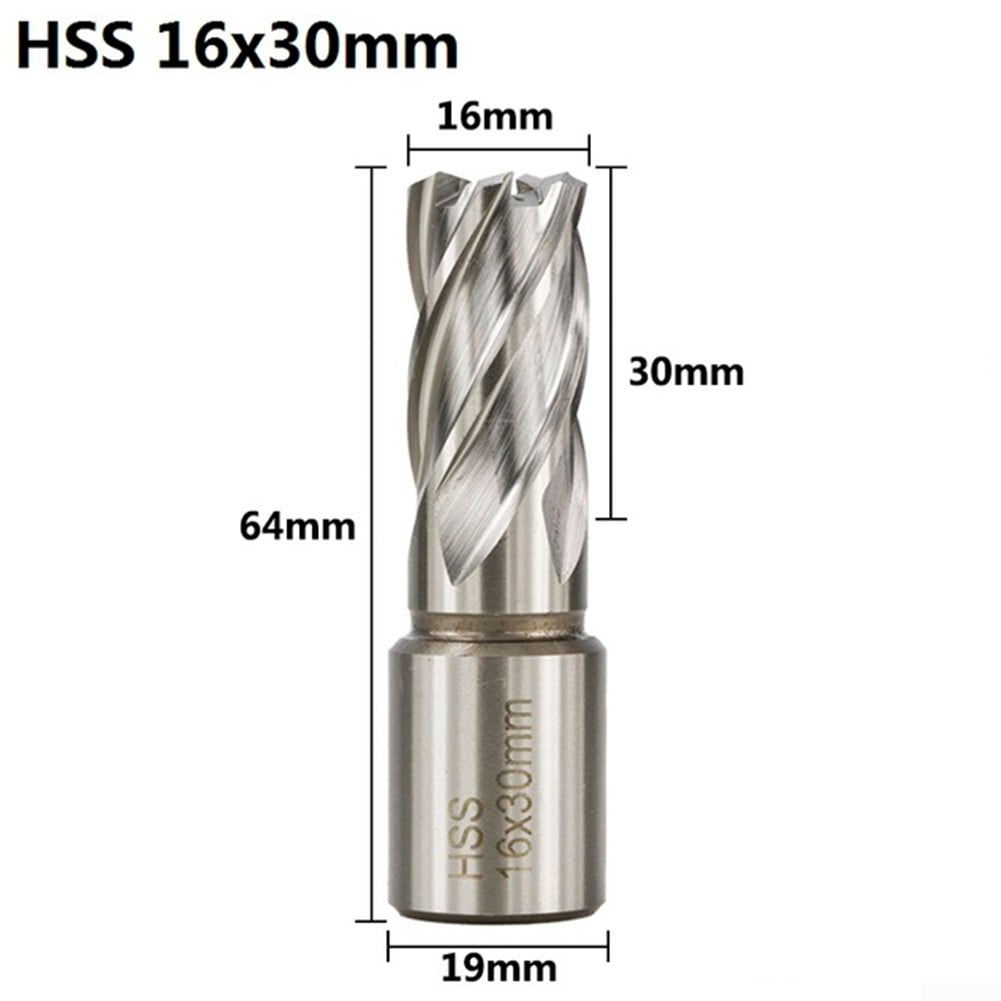 Annular Cutter HSS Metal Core Drill Bit Hollow Drill Bit Hole Opener 12 ...