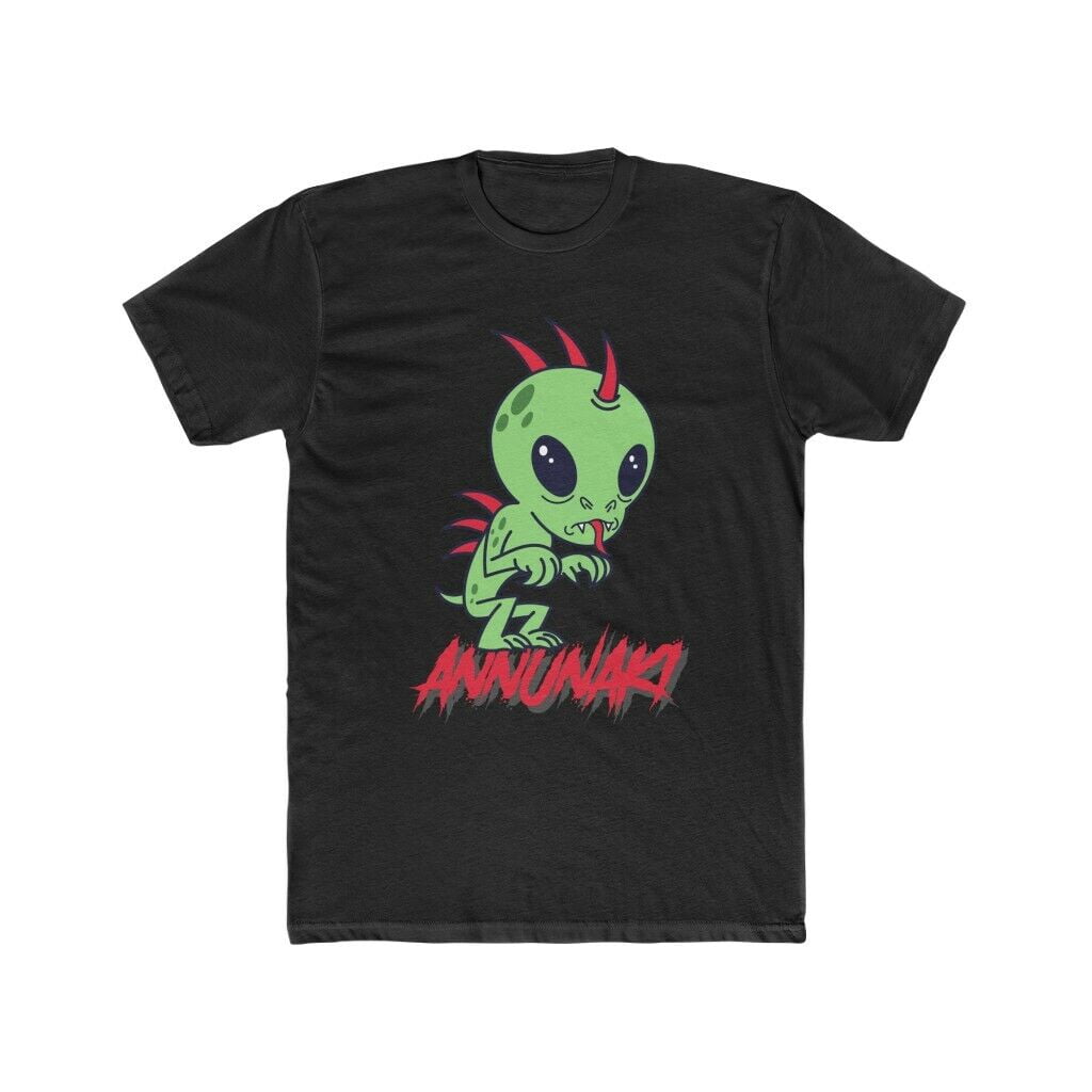 Annunaki Reptilian Alien Tshirt Men's Cotton Crew Tee - Walmart.com
