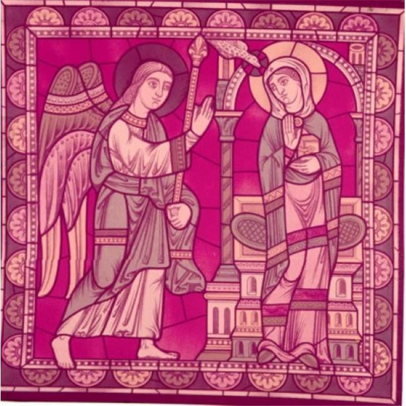 Annunciation Stained Glass Window France Chartres Chartres Cathedral ...