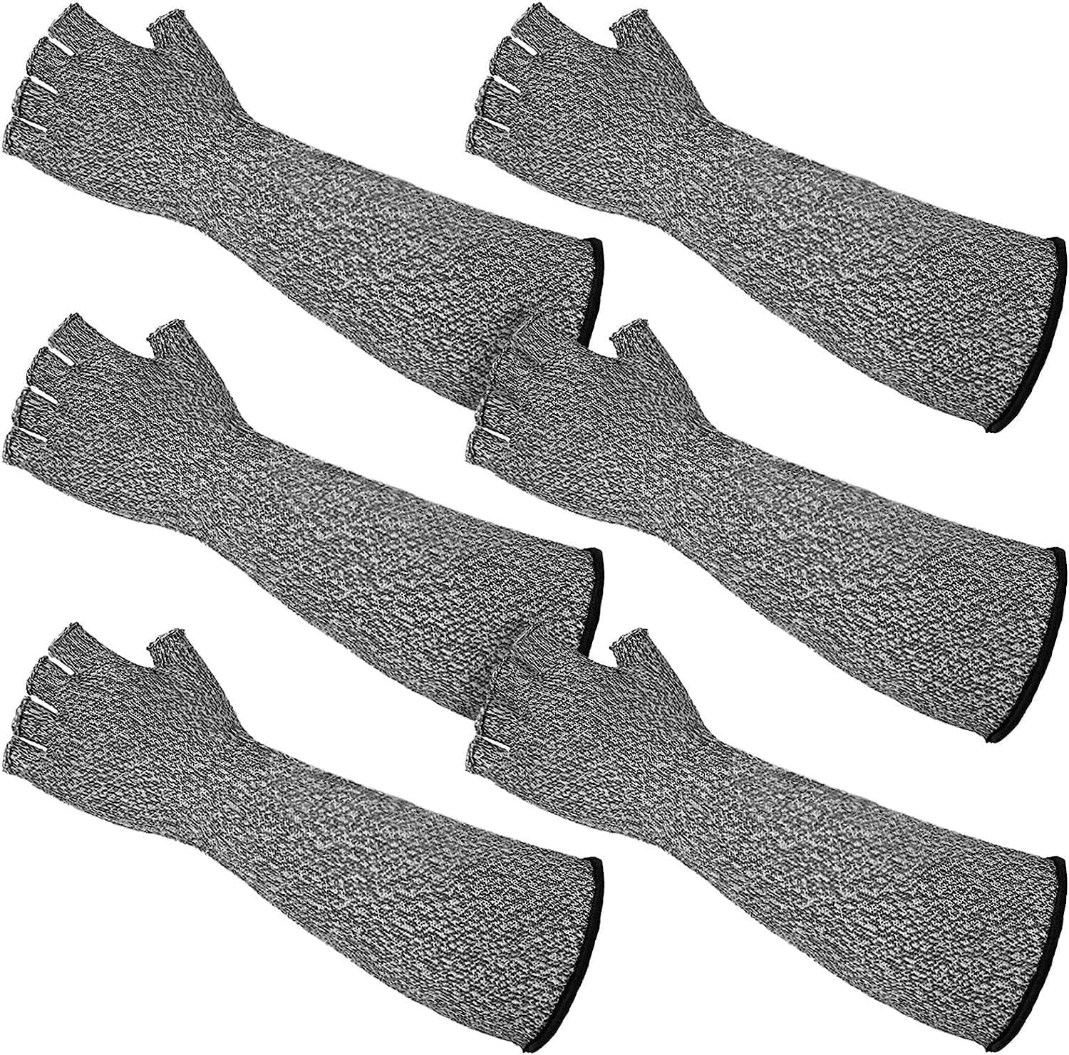 Annuodi 3 Pairs Forearm Protective Sleeves with Fingers Cut Resistant ...