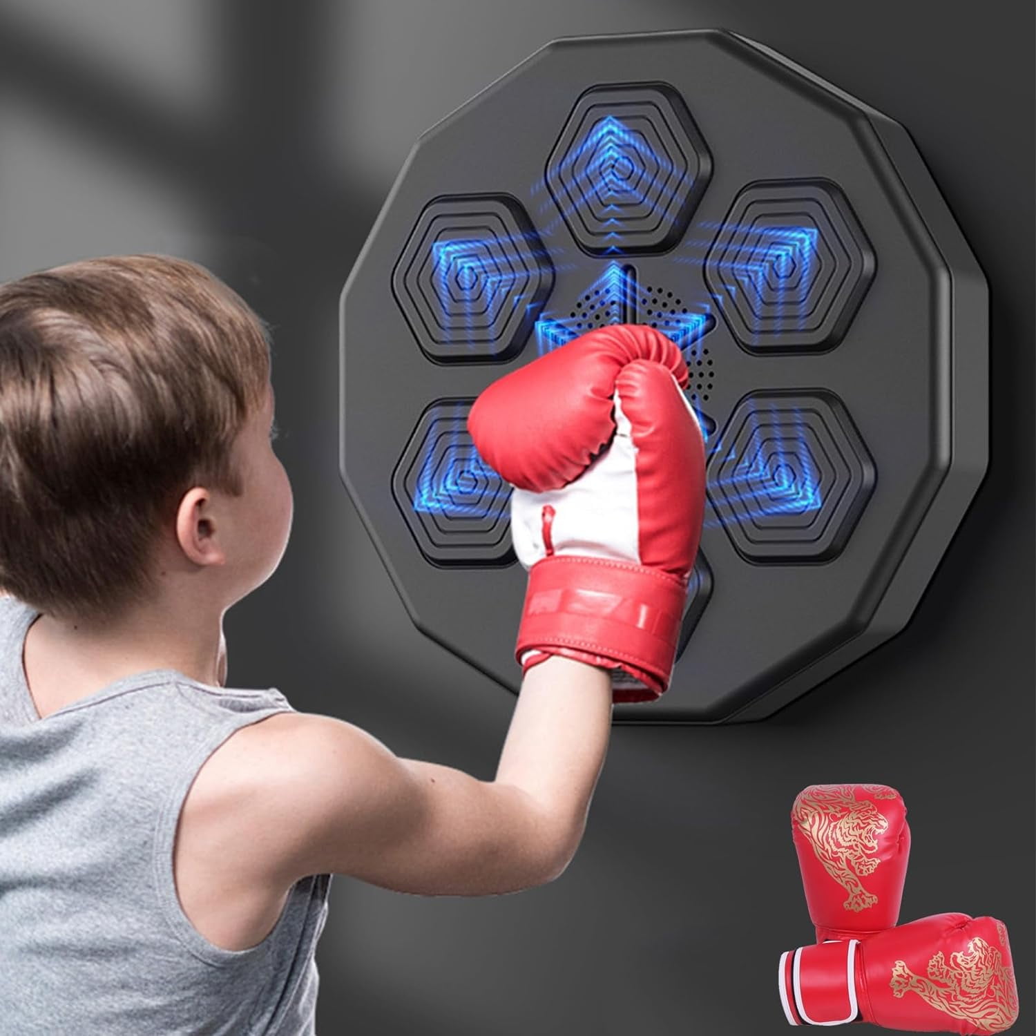 Annuodi Electronic Music Boxing Machine USB Charging Smart Boxing ...