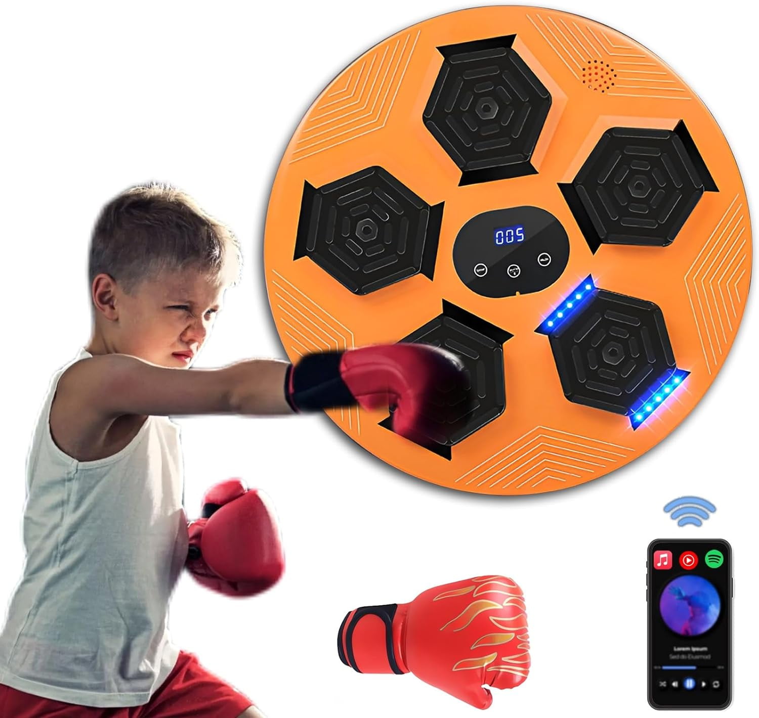Annuodi Music Boxing Machine, Electronic Boxing Training Equipment With ...