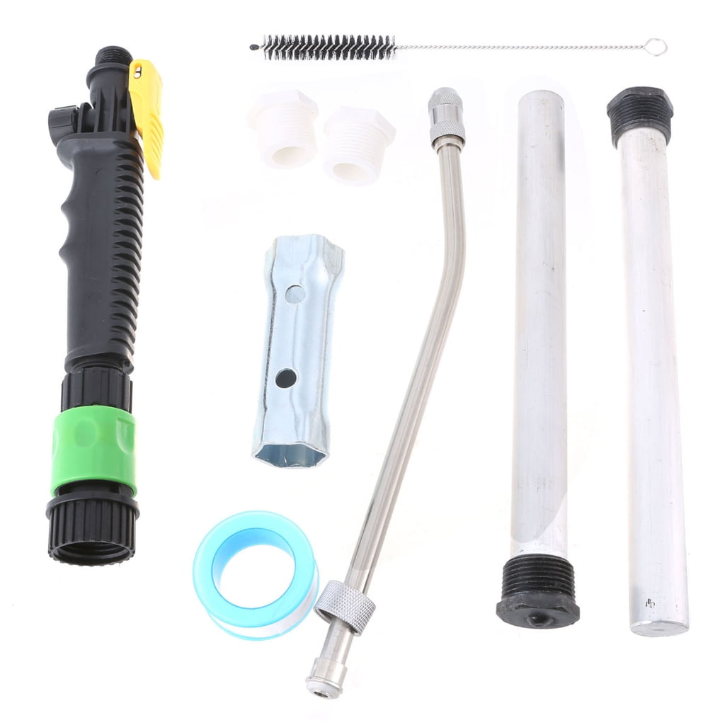 Anode Rods and Cleaning Kit 9.26" Magnesium Rods with 3/4" NPT Thread ...