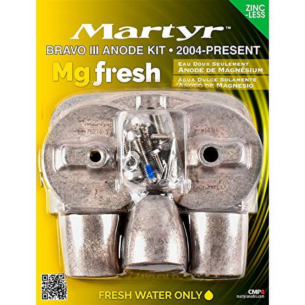 Anodes Mercury/Mercruiser Anode Kit, Magnesium, Bravo III 2004 ...