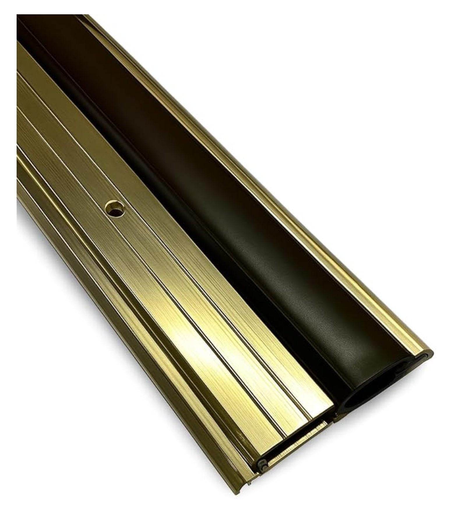 Anodized Adjustable Door Threshold - 36” Vinyl Seal for Energy ...
