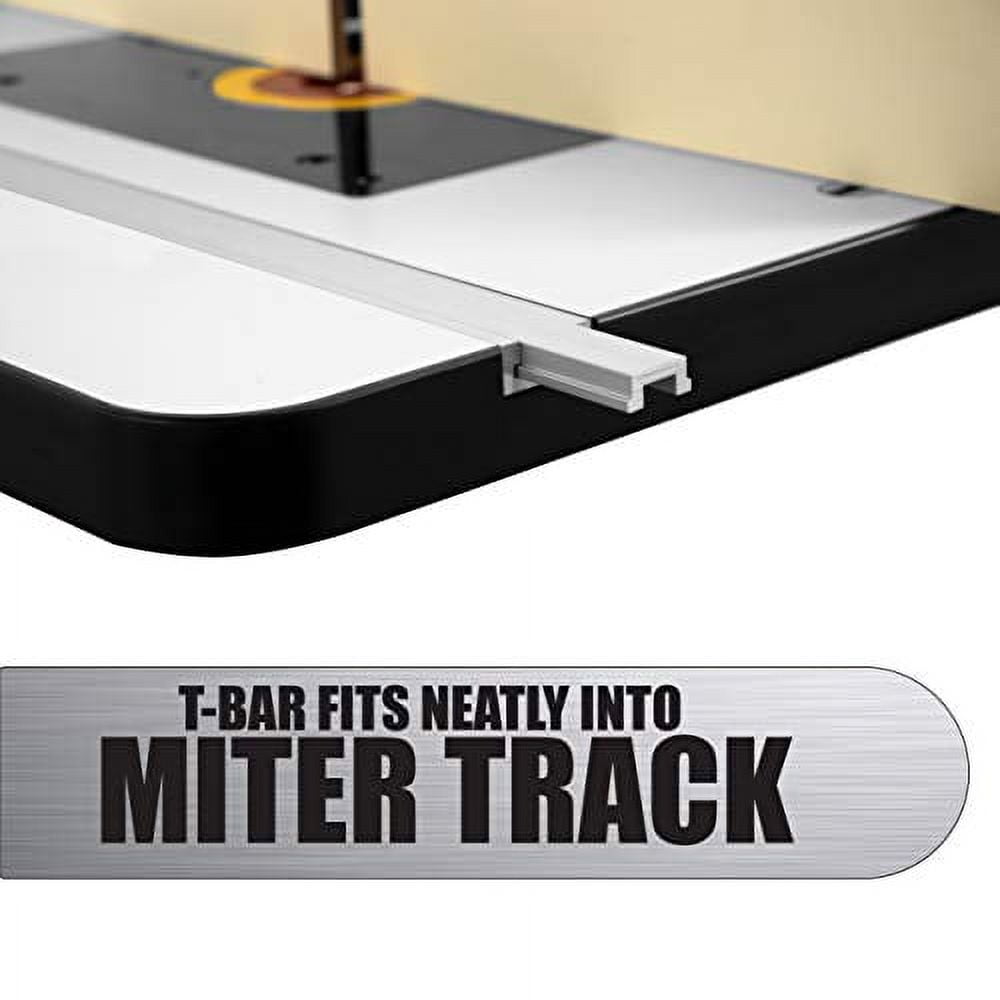 Anodized Aluminum Miter T Track W/T Bar Rail For Jigs Fixtures Sleds ...
