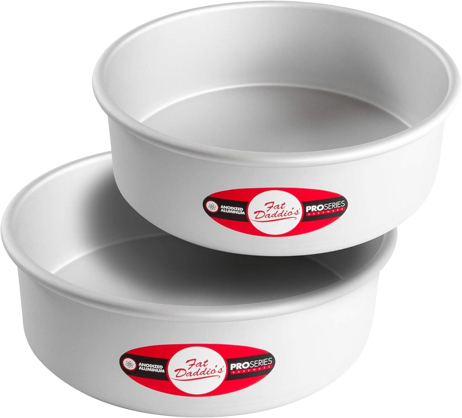 Anodized Aluminum Round Cake Pans, 2 Piece Set, 8 x 2 Inch - Walmart.com