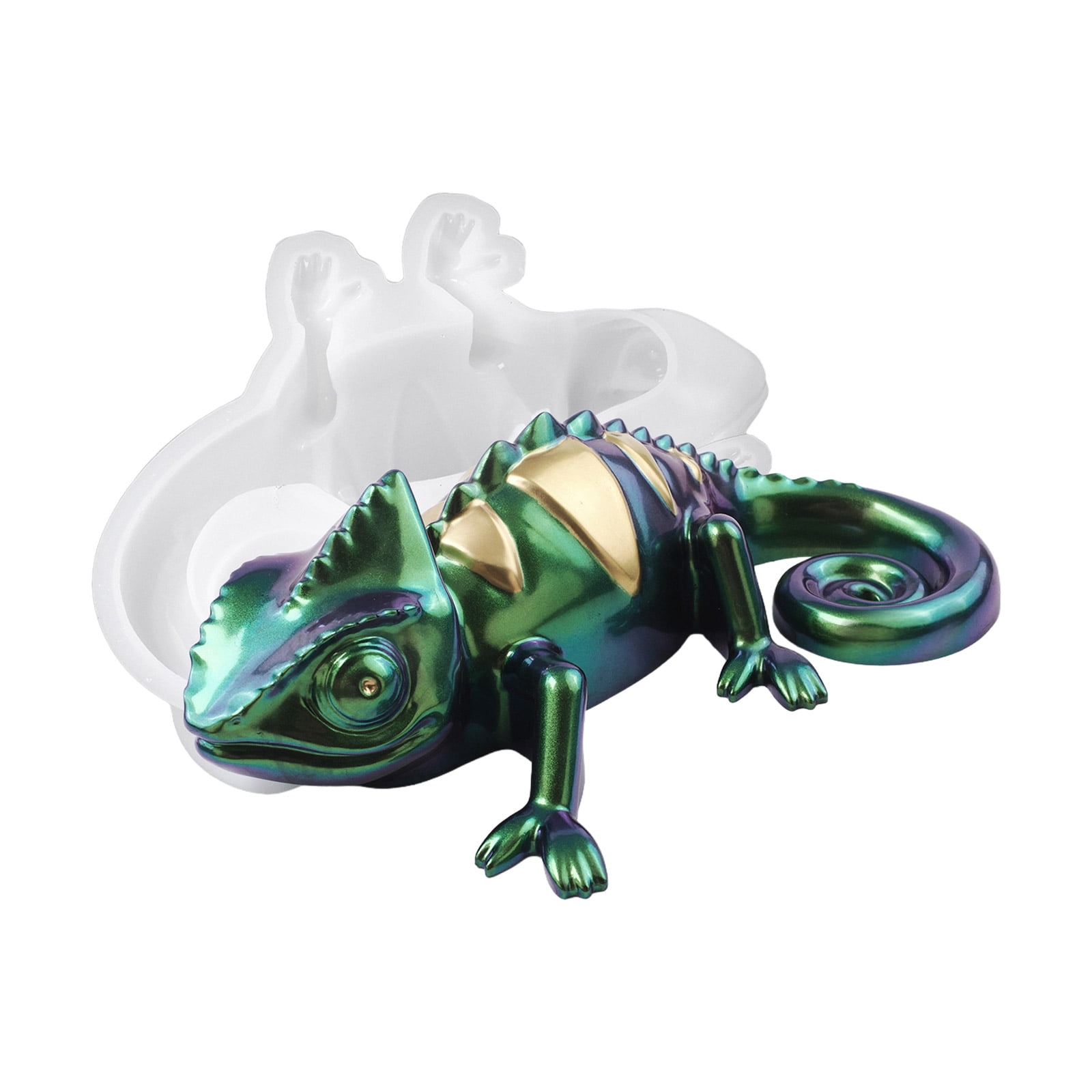 Anole Silicone Craft Mold with Non-Stick Epoxy Resin Art, Clay Projects ...