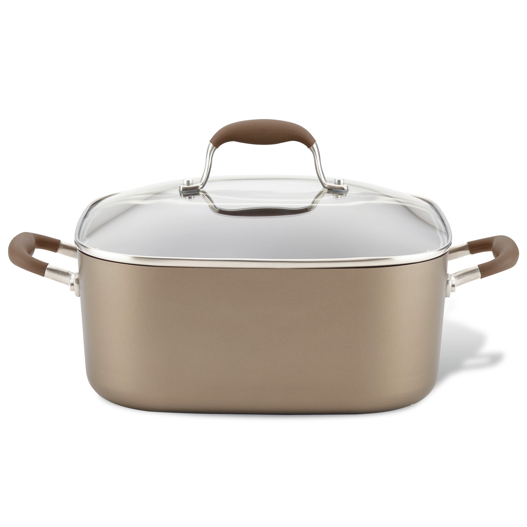 Anolon Advanced Hard Anodized Nonstick Square Dutch Oven with Lid, 7 Qt ...