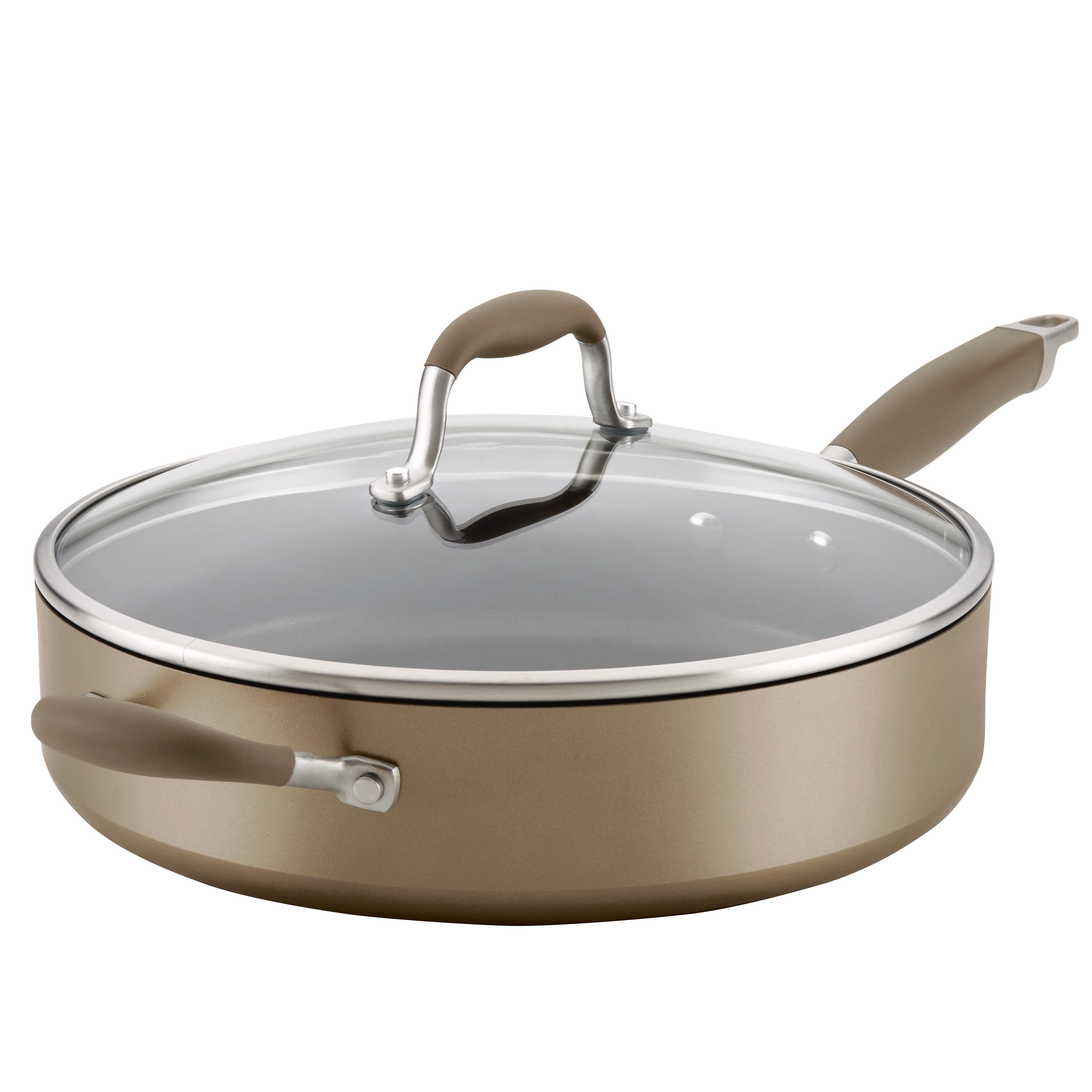 Anolon Advanced Home 5 Quart Nonstick Saute Pan with Handle and Lid ...