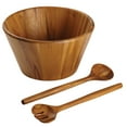 Anolon Pantryware 3-Piece Teak Wood Salad Serving Set - Walmart.com