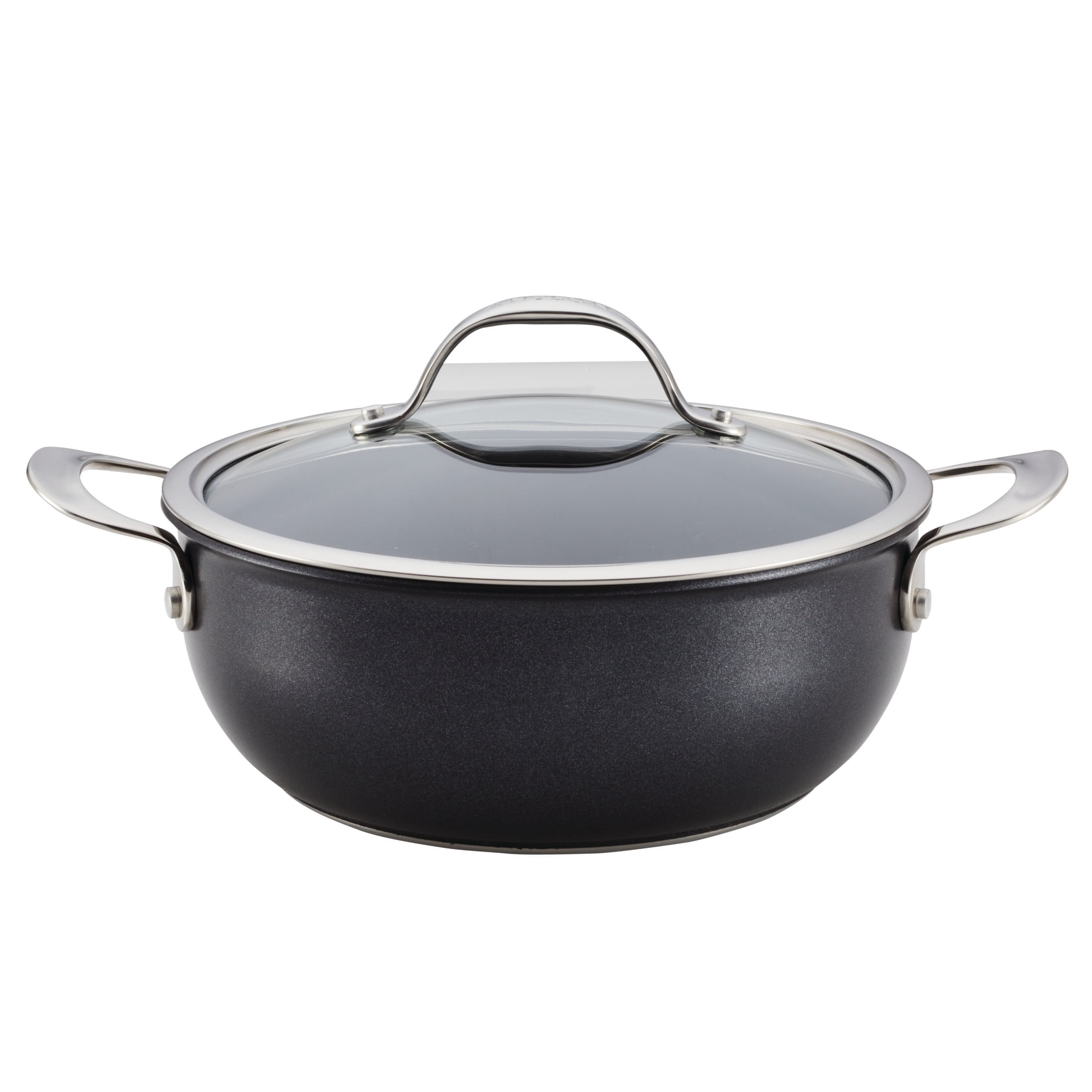 Anolon X Hybrid Nonstick Aluminum Nonstick Casserole Pan With Lid, 4 ...