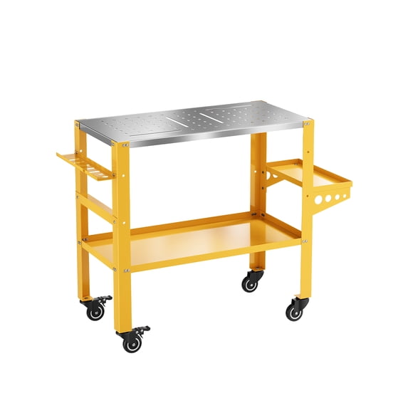 Anoncndin 1200 LBS Heavy-Duty Welding Table Workbench, 36" x 18" Steel ...