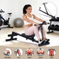 Anoncndin Compact Rowing Machine for Home Gym – Heavy Duty Cardio Rower ...