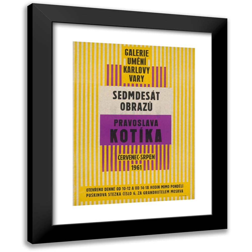 Anonymous 11x14 Black Modern Framed Museum Art Print Titled - 70 ...