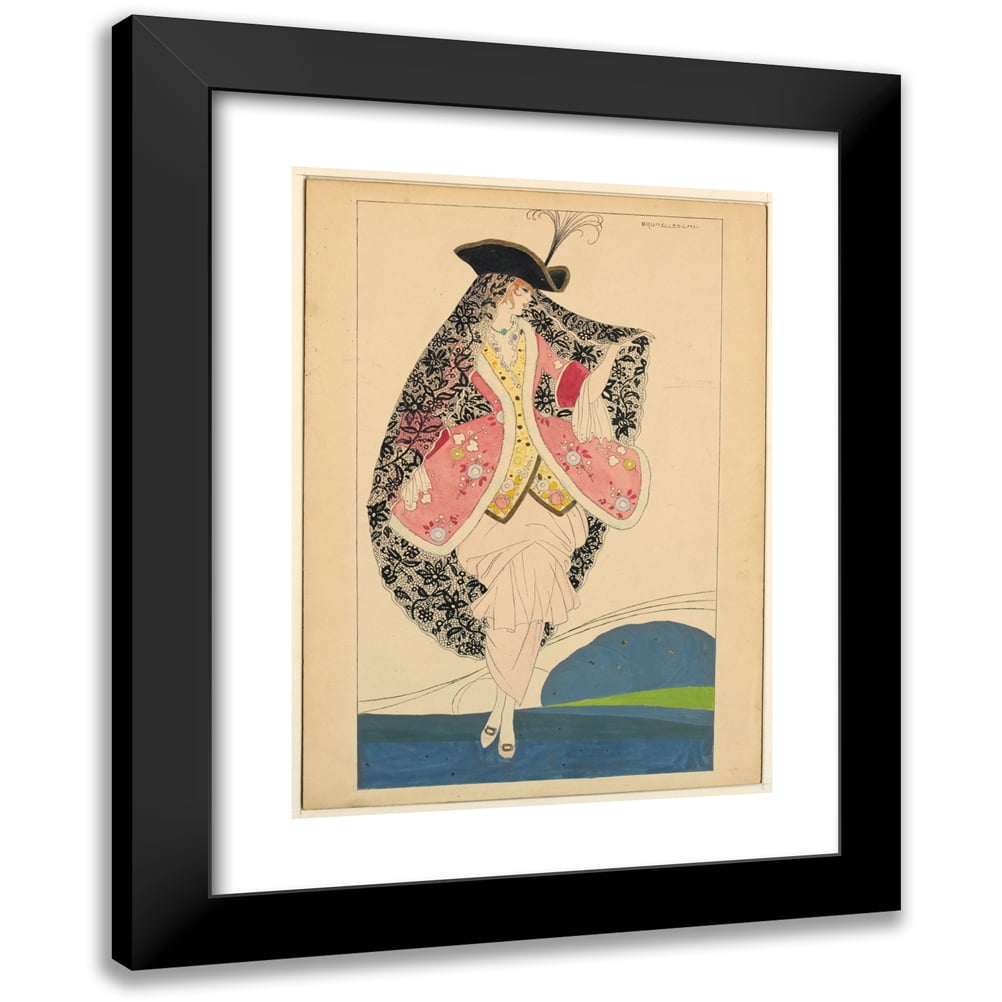 Anonymous 11x14 Black Modern Framed Museum Art Print Titled - Florindo ...