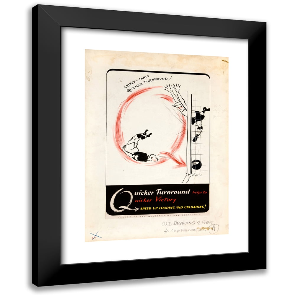 Anonymous 11x14 Black Modern Framed Museum Art Print Titled - Quicker ...