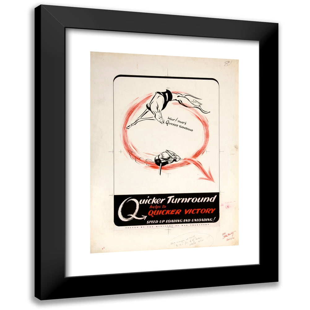 Anonymous 11x14 Black Modern Framed Museum Art Print Titled - Quicker ...
