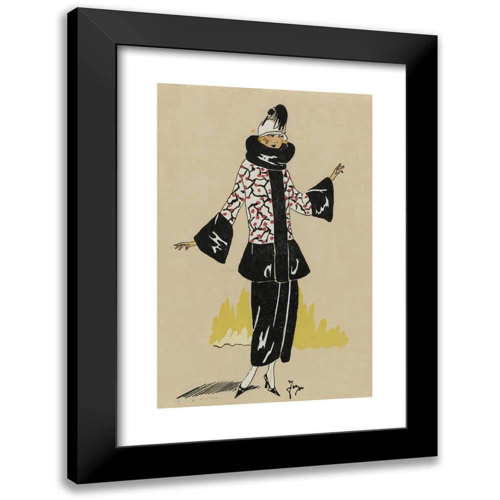 Anonymous 11x14 Black Modern Framed Museum Art Print Titled - Rodier ...