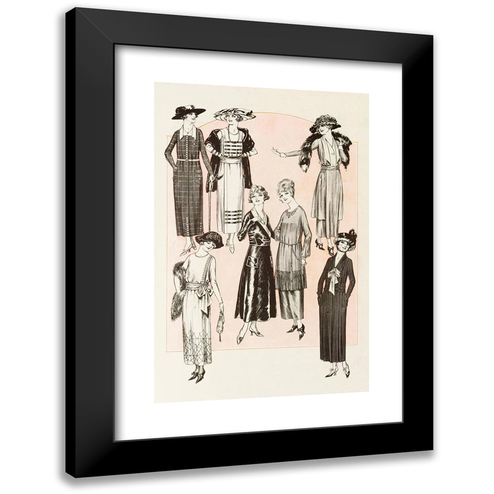 Anonymous 11x14 Black Modern Framed Museum Art Print Titled - Straight ...