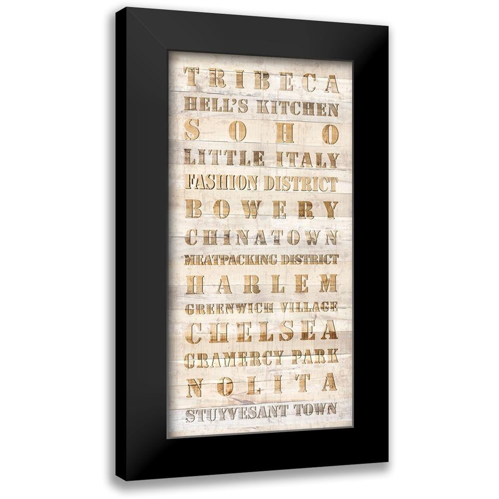 Anonymous 11x18 Black Modern Framed Museum Art Print Titled - NYC ...