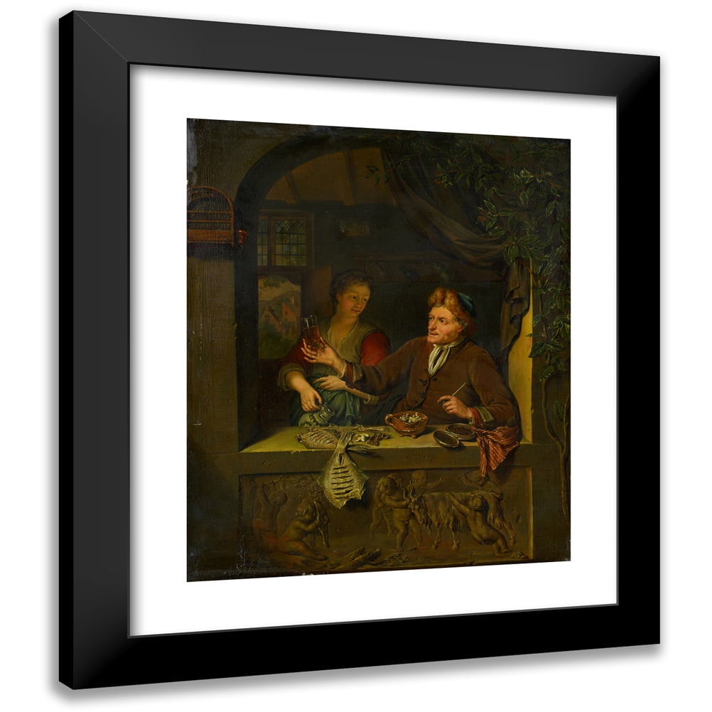 Anonymous 12x14 Black Modern Framed Museum Art Print Titled ...