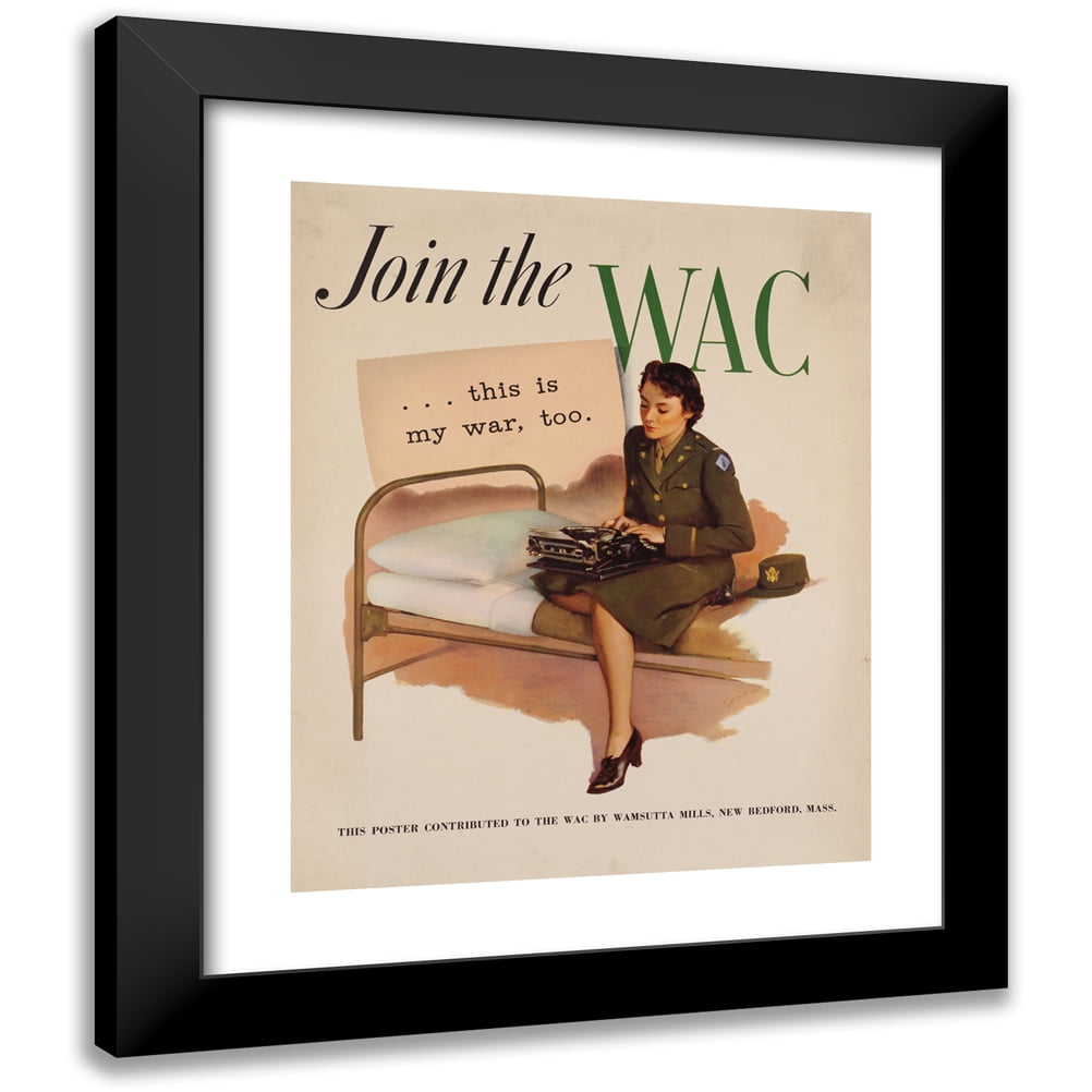 Anonymous 12x14 Black Modern Framed Museum Art Print Titled - Join the ...