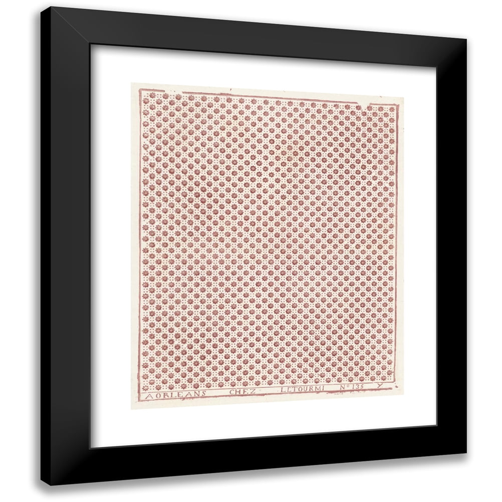 Anonymous 12x14 Black Modern Framed Museum Art Print Titled - Leaf with ...