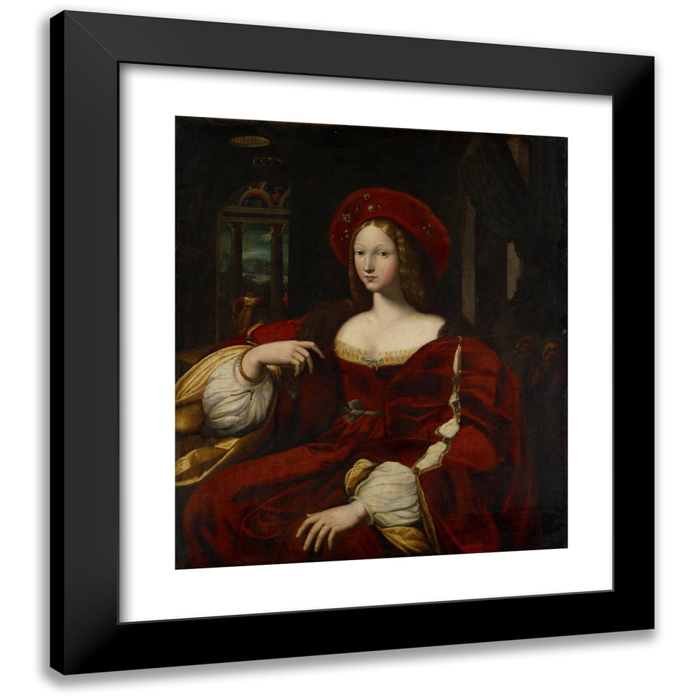 Anonymous 12x14 Black Modern Framed Museum Art Print Titled - Portrait ...