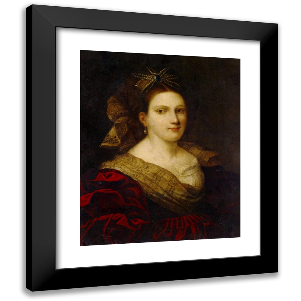 Anonymous 12x14 Black Modern Framed Museum Art Print Titled - Portrait ...
