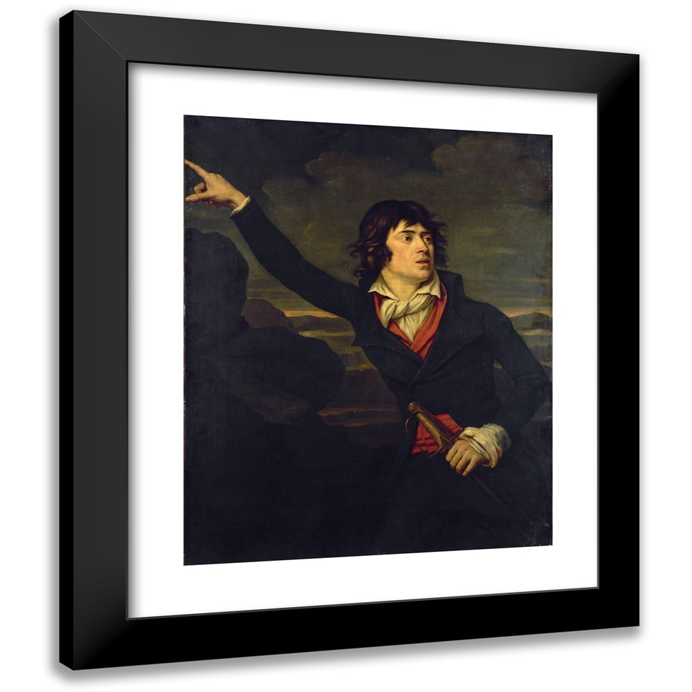 Anonymous 12x14 Black Modern Framed Museum Art Print Titled - Portrait ...