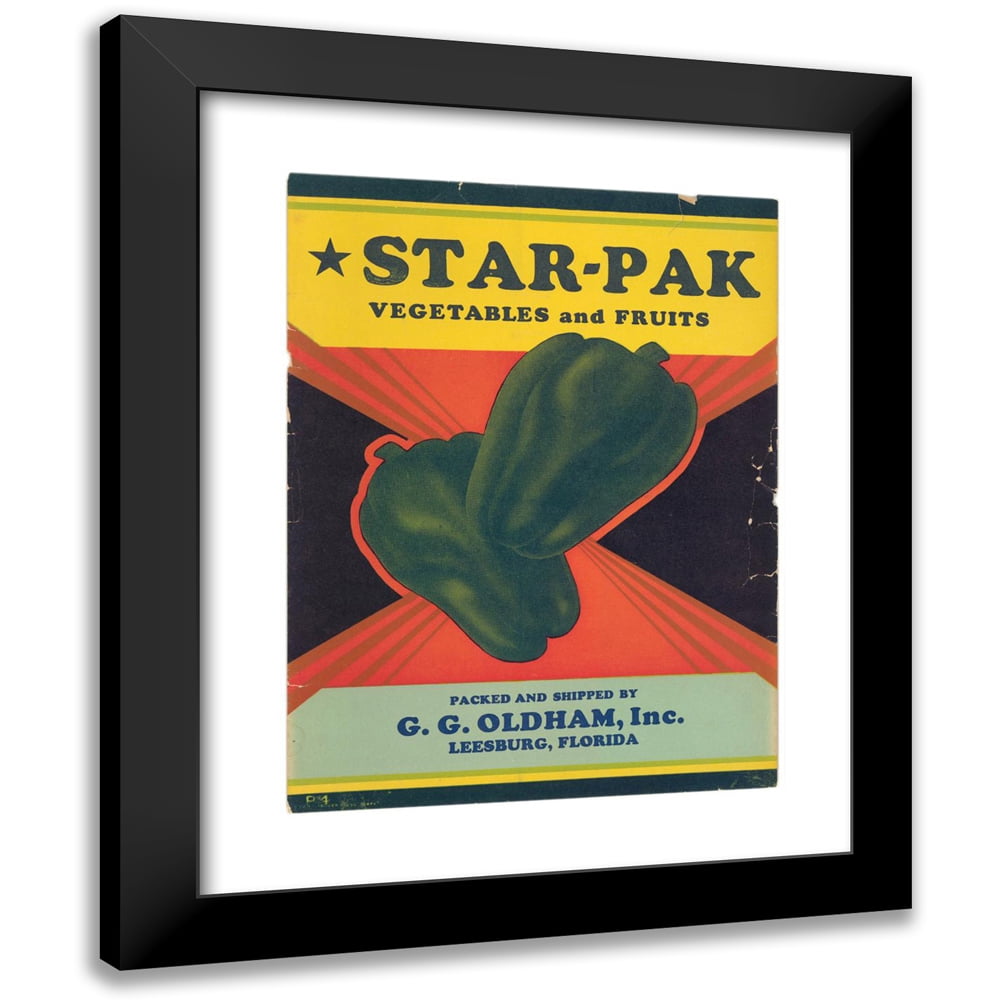 Anonymous 12x14 Black Modern Framed Museum Art Print Titled - Star-Pak ...