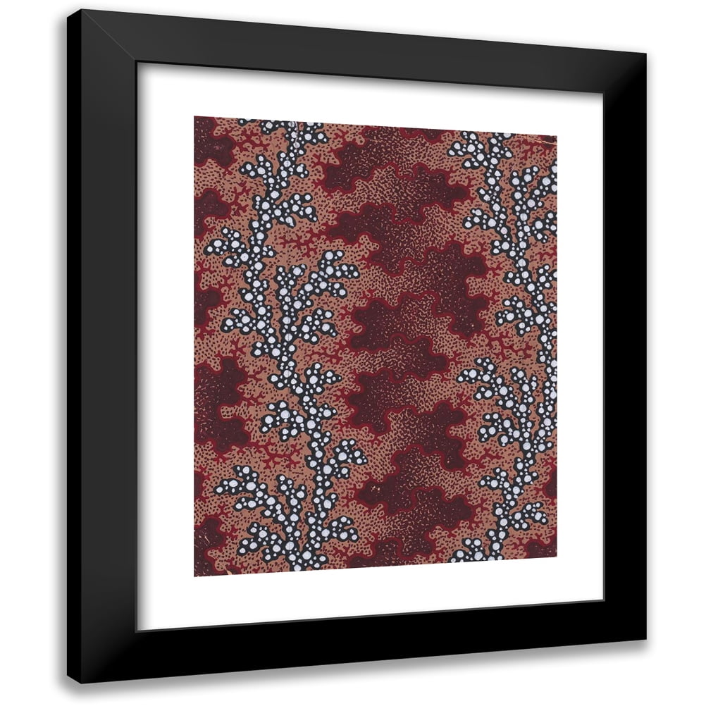 Anonymous 12x14 Black Modern Framed Museum Art Print Titled - Textile ...