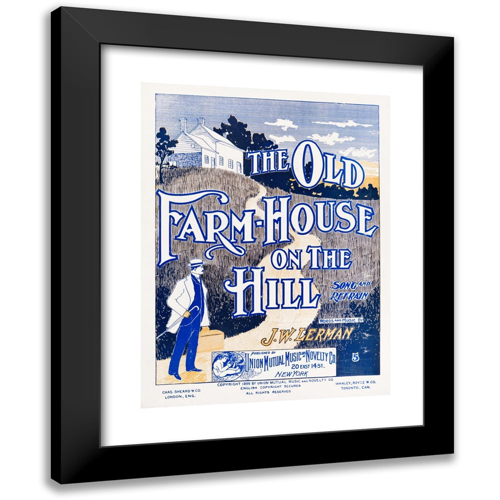 Anonymous 12x14 Black Modern Framed Museum Art Print Titled - The Old ...