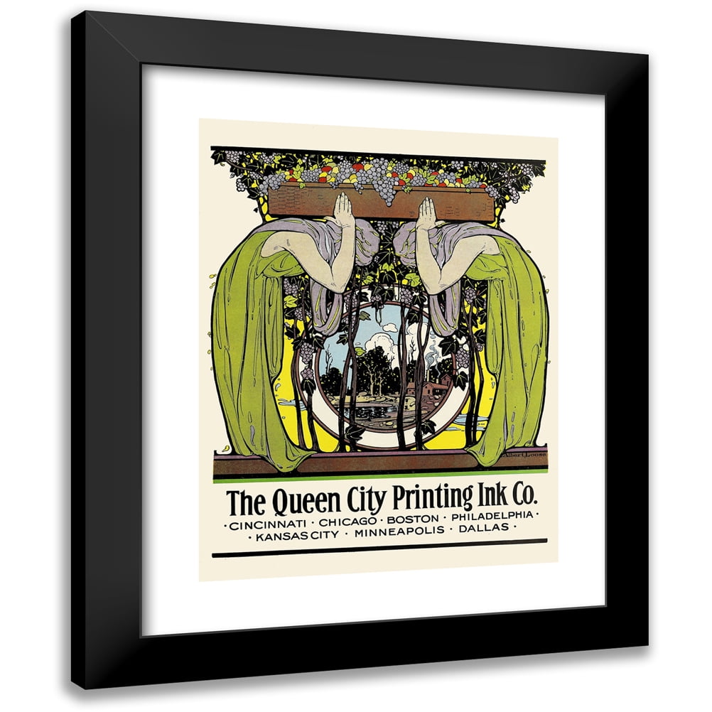 Anonymous 12x14 Black Modern Framed Museum Art Print Titled - The Queen ...