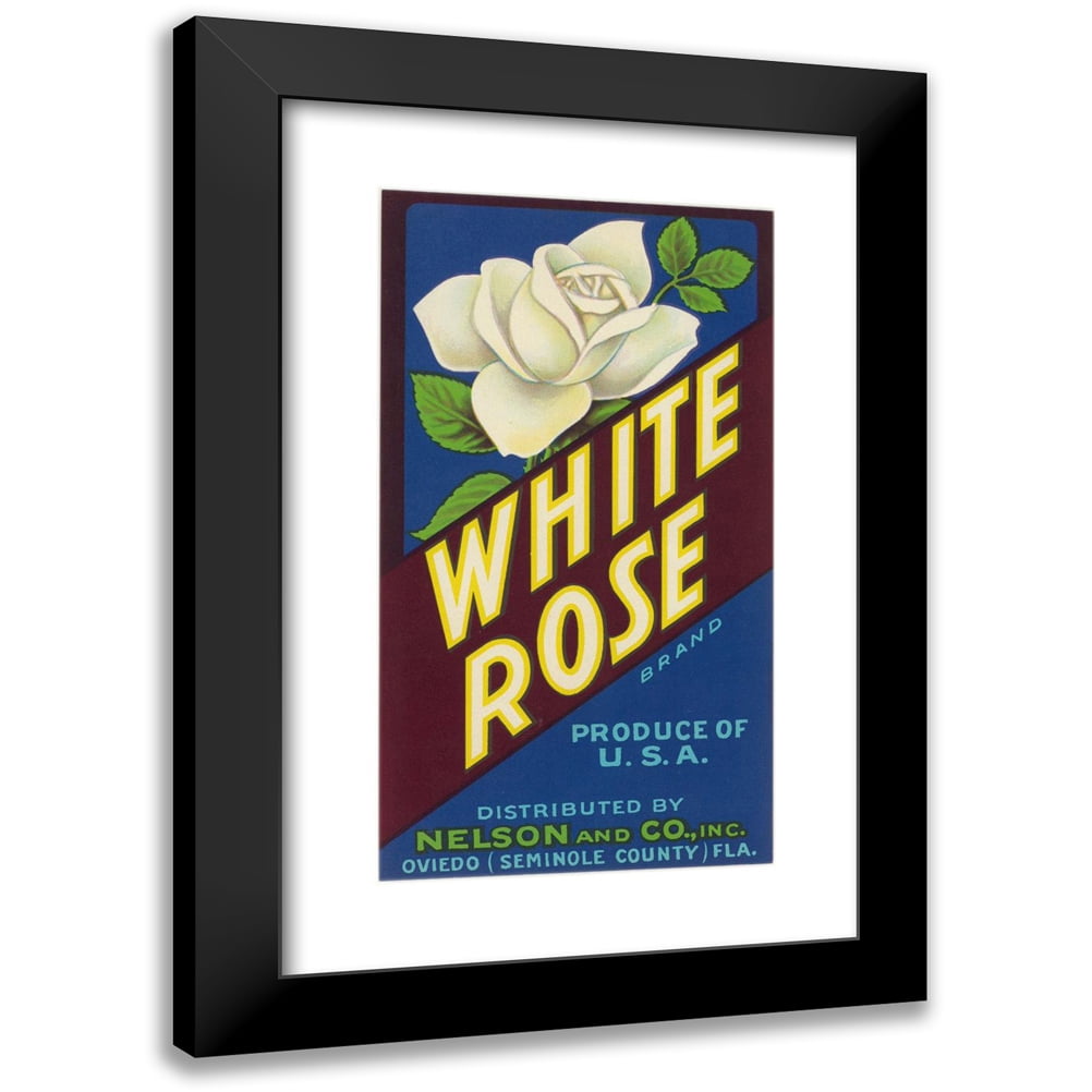 Anonymous 12x18 Black Modern Framed Museum Art Print Titled - White ...