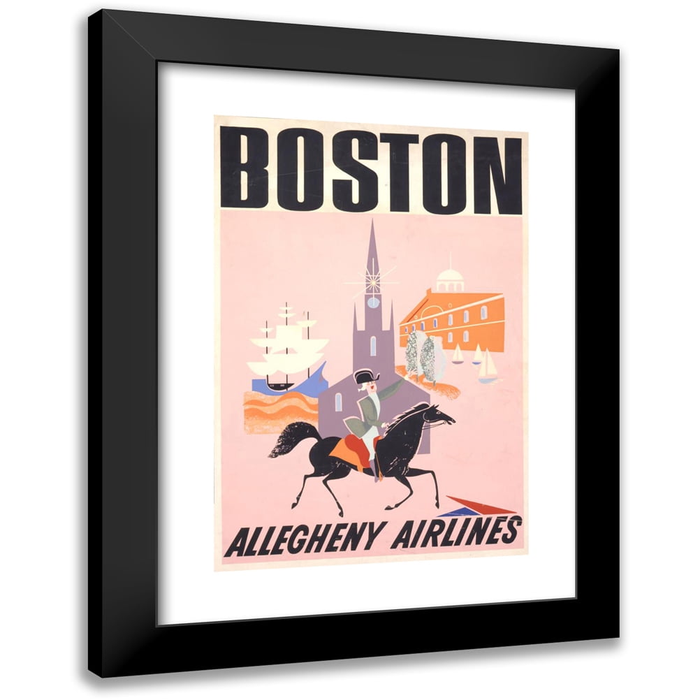 Anonymous 13x18 Black Modern Framed Museum Art Print Titled - Boston ...
