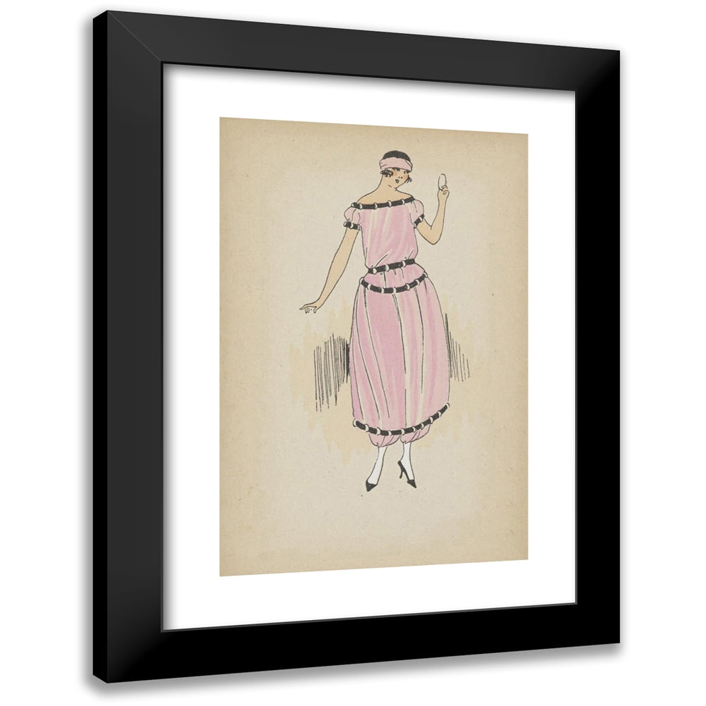 Anonymous 13x18 Black Modern Framed Museum Art Print Titled - Javotte ...