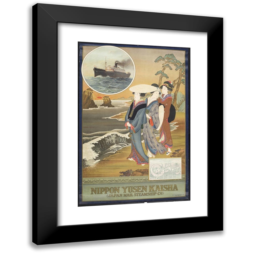 Anonymous 13x18 Black Modern Framed Museum Art Print Titled - Nippon ...