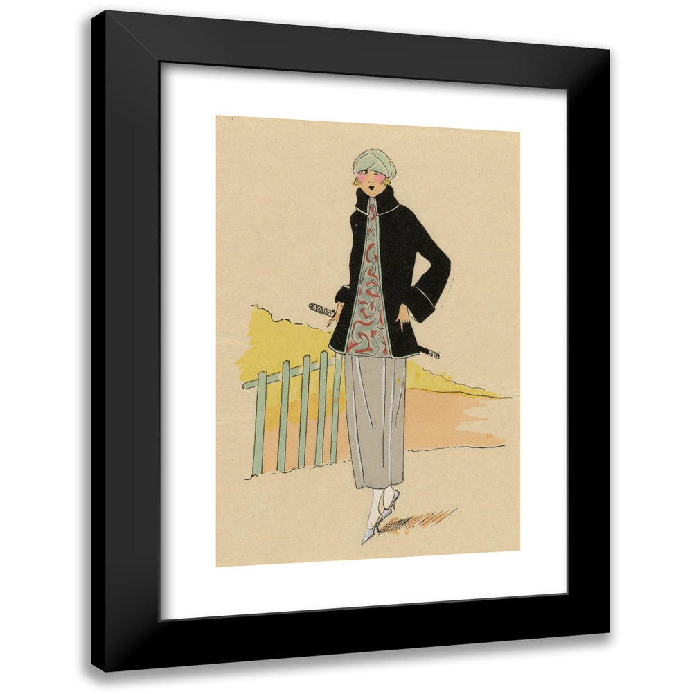 Anonymous 13x18 Black Modern Framed Museum Art Print Titled - Rodier ...