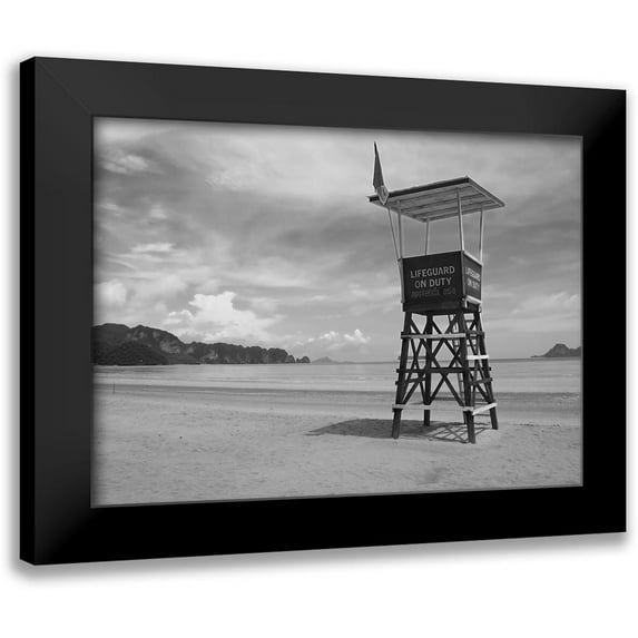 Anonymous 14x11 Black Modern Framed Museum Art Print Titled - Lifeguard ...