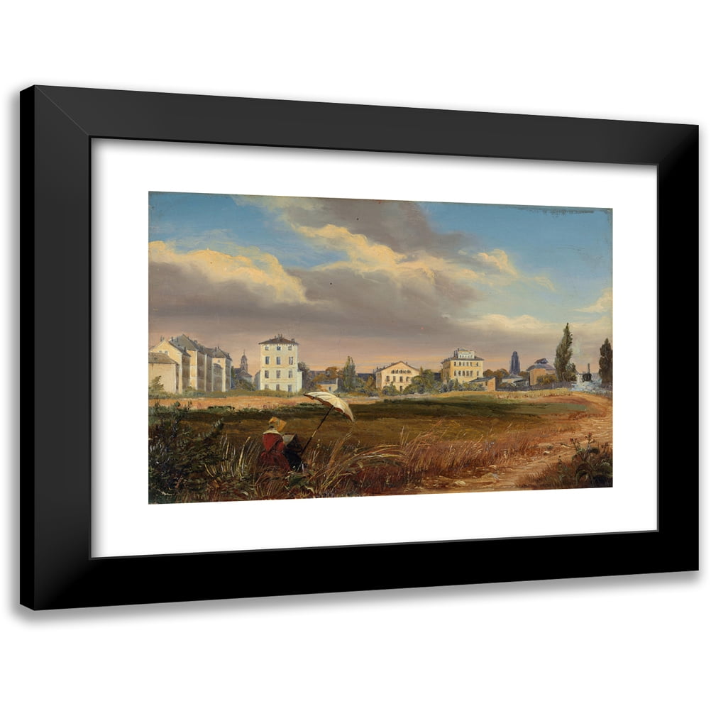 Anonymous 14x11 Black Modern Framed Museum Art Print Titled - Plein Air ...